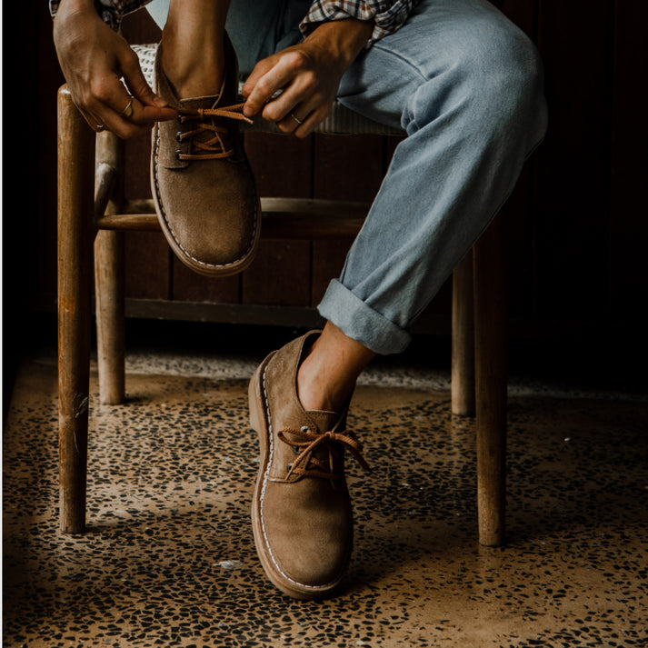Veldskoen Chukka | Handmade Unisex Suede Chukka Boots | Groundcover UK